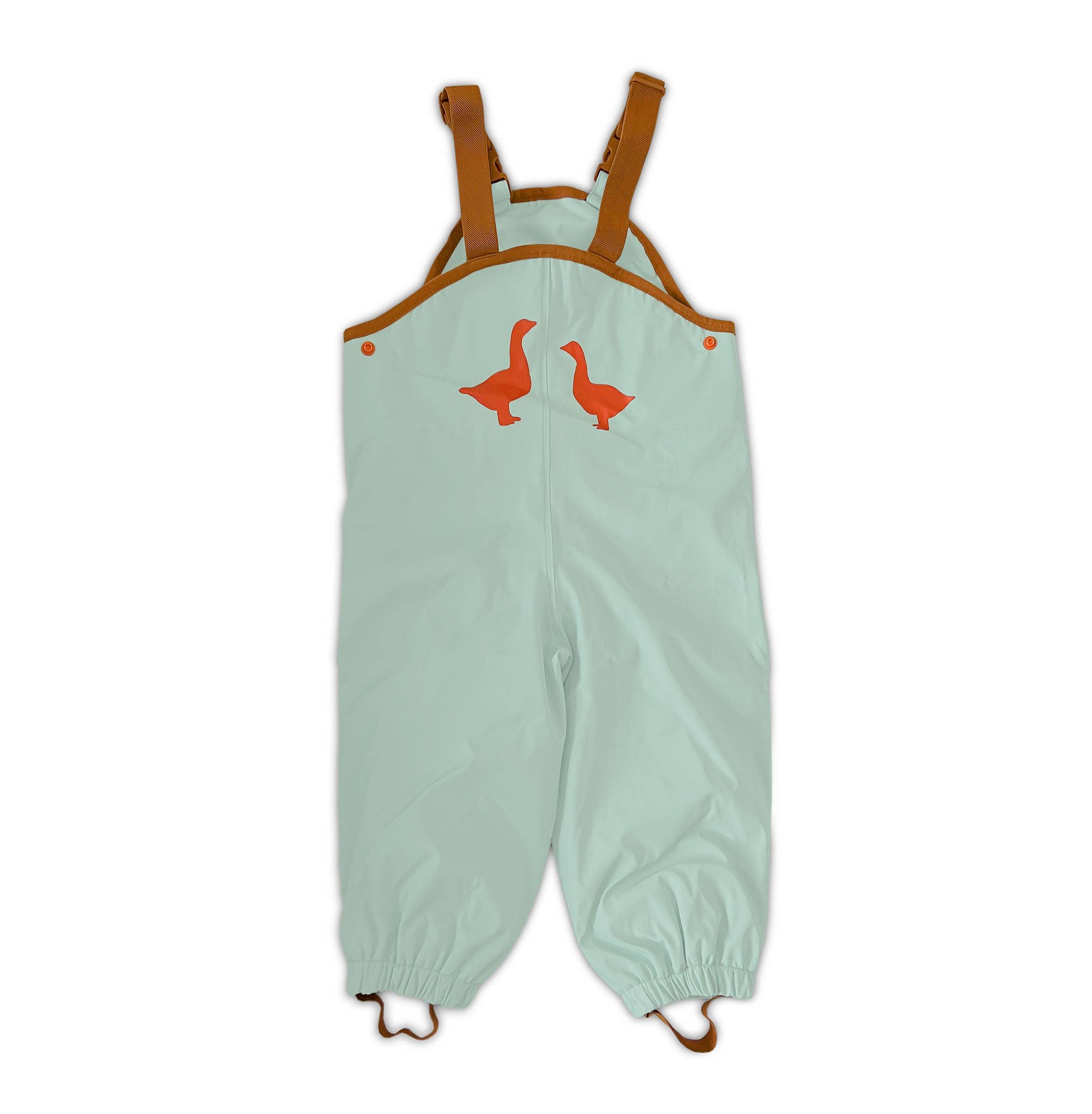 Aqua Puddle Duck Rain Overalls – Stork of Stamford
